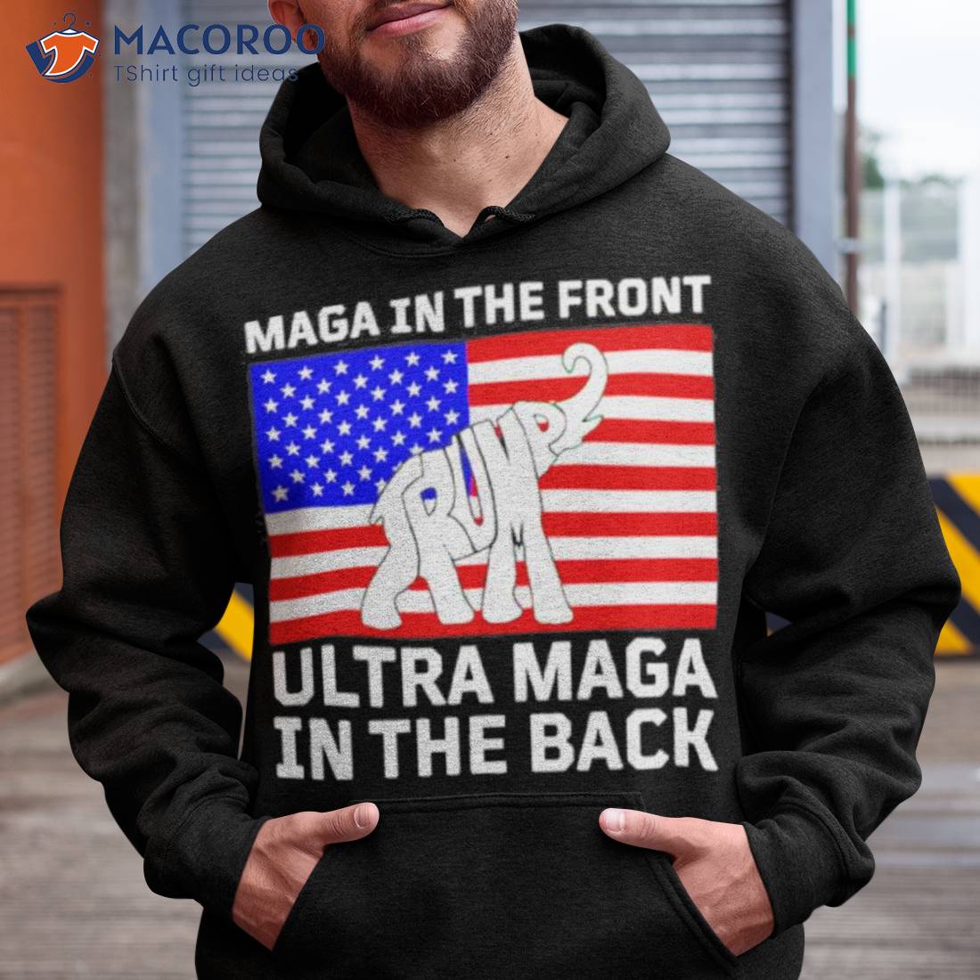 Elephant Trump Maga In The Front Ultra Maga In The Back Shirt – abcti