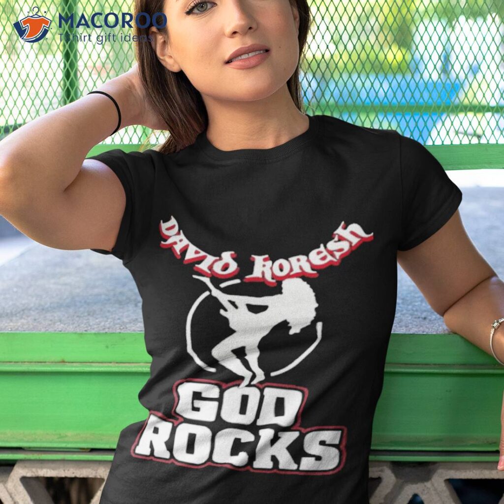 Official David Koresh God Rocks Shirt