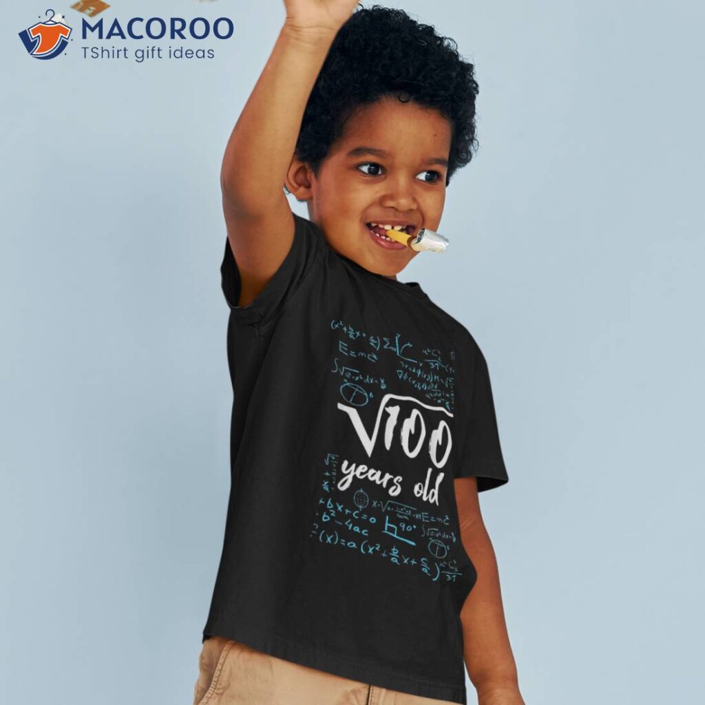 10 Year Old - Square Root Of 100 Math Equations Graphic Shirt