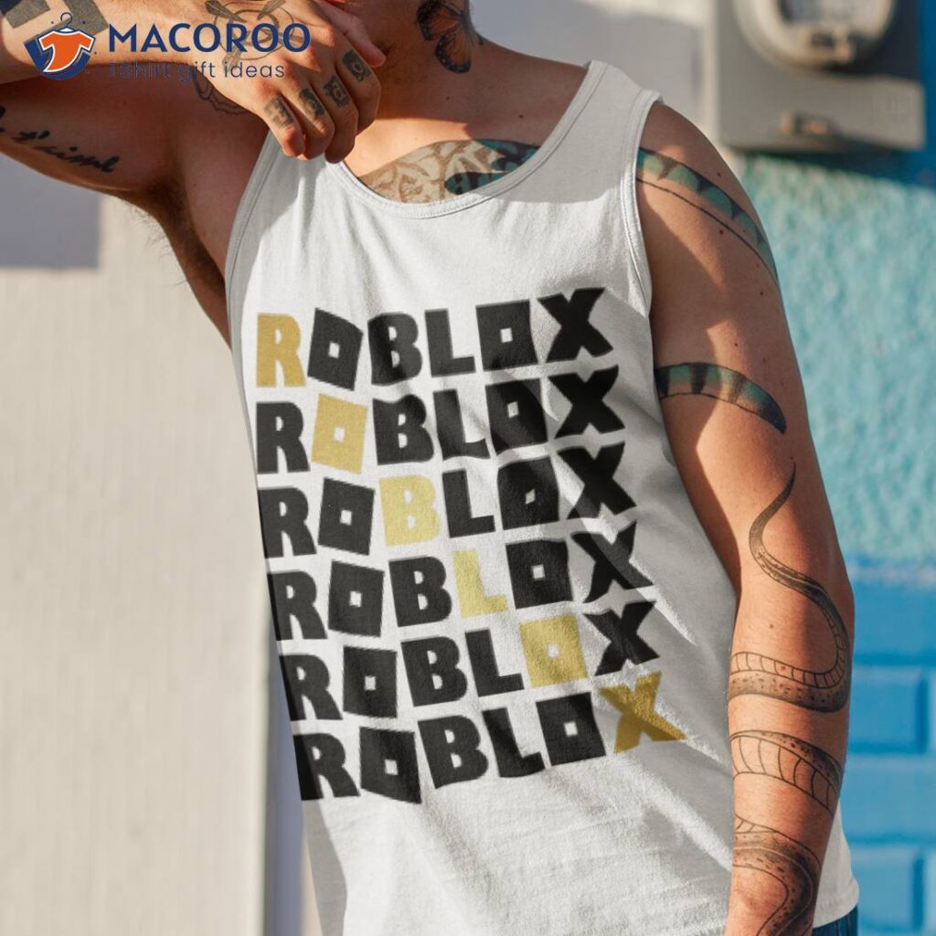 Gold Roblox Shirt