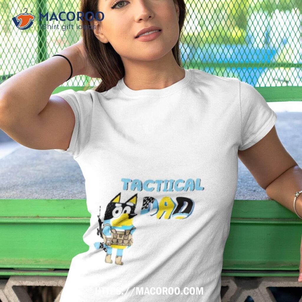Bluey Tactical Dad Shirt