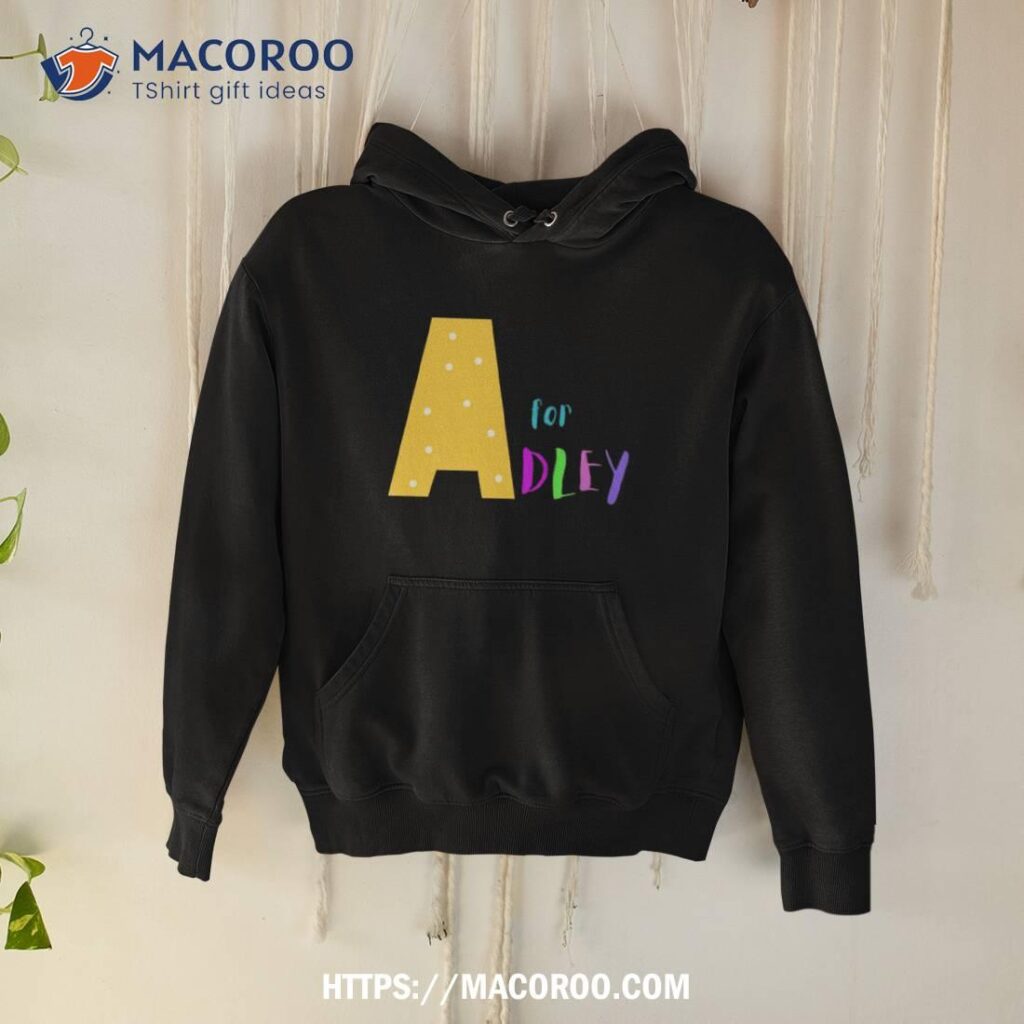 Adley A Monogram Letter A Shirt