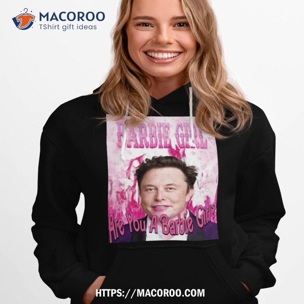 Barbie Girl Elon Musk Pink Collage Shirt