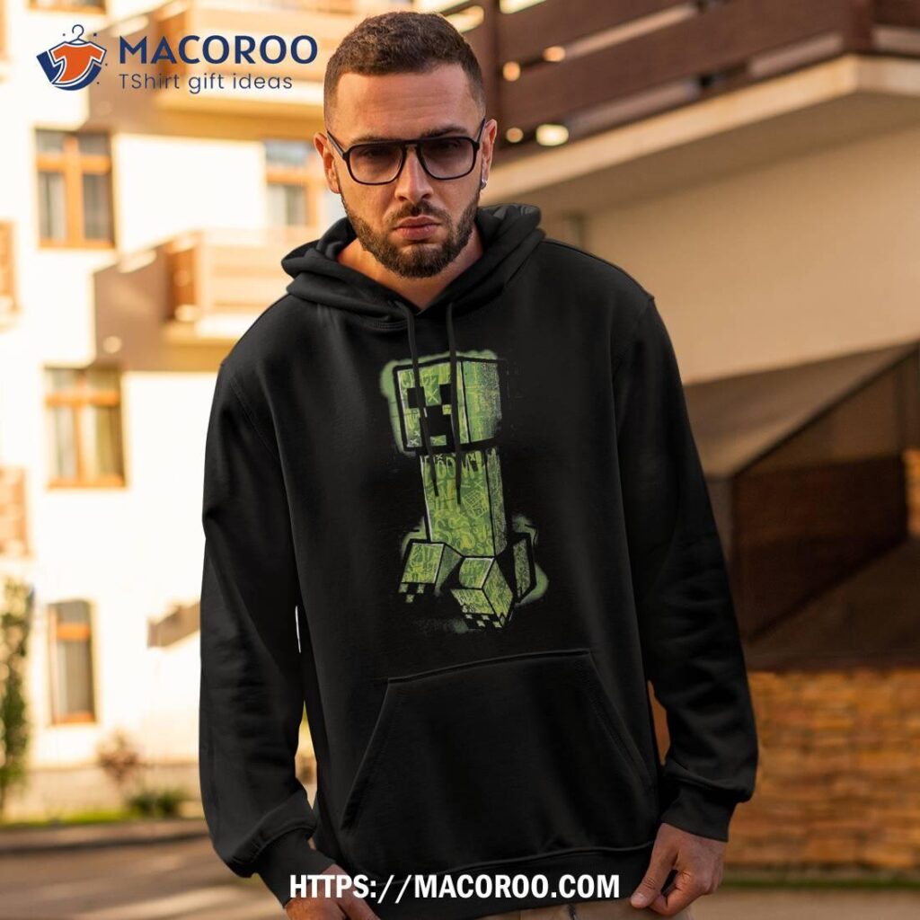 Minecraft Creeper Graffiti Sit Shirt