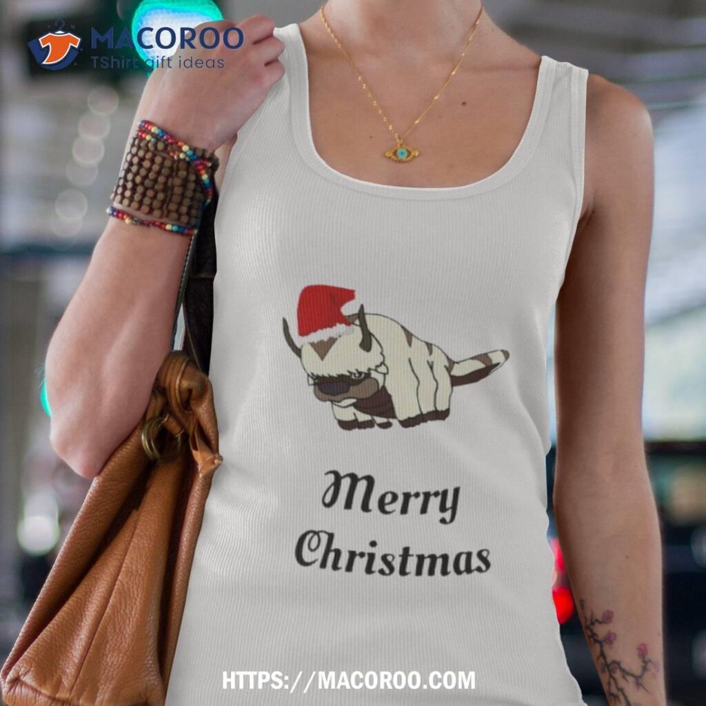 Appa Merry Christmas Avatar The Last Airbender Shirt