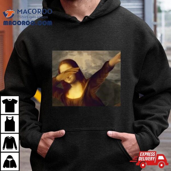 Florence Pugh Daily Mona Lisa Dab Meme Shirt