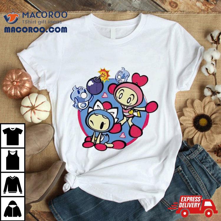 Bomberman Pink & Aqua Shirt
