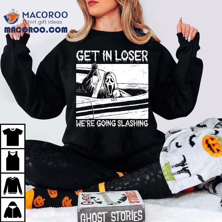 Horror Halloween Character Ghostface Get In Loser We're Going Slashing ...