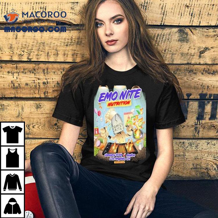 Emo Nite Nutrition Los Angeles Ca 2026 Shirt