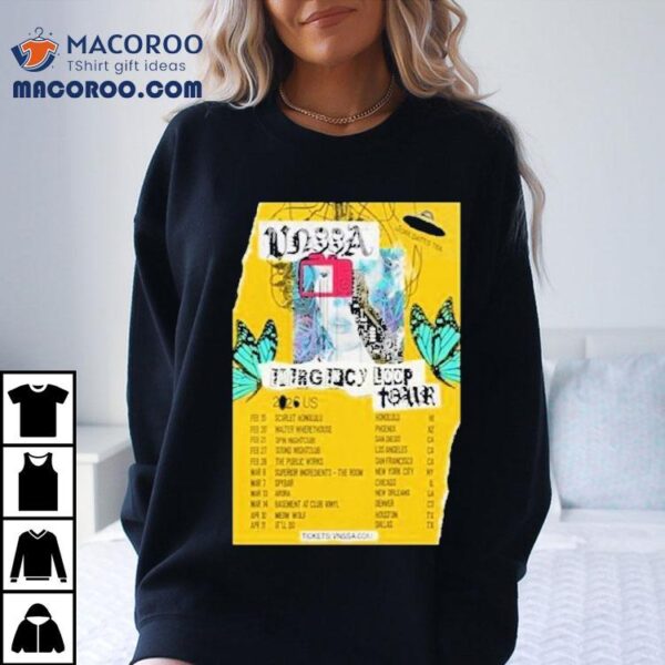 Vnssa Emergency Loop Tour Dates 2026 Shirt